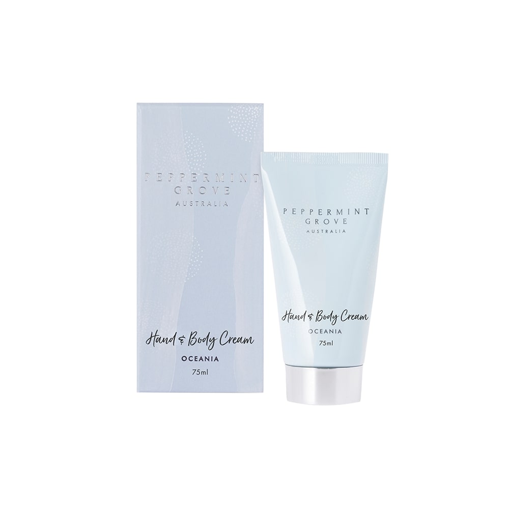Oceania Hand Cream Tube 75ml Peppermint Grove