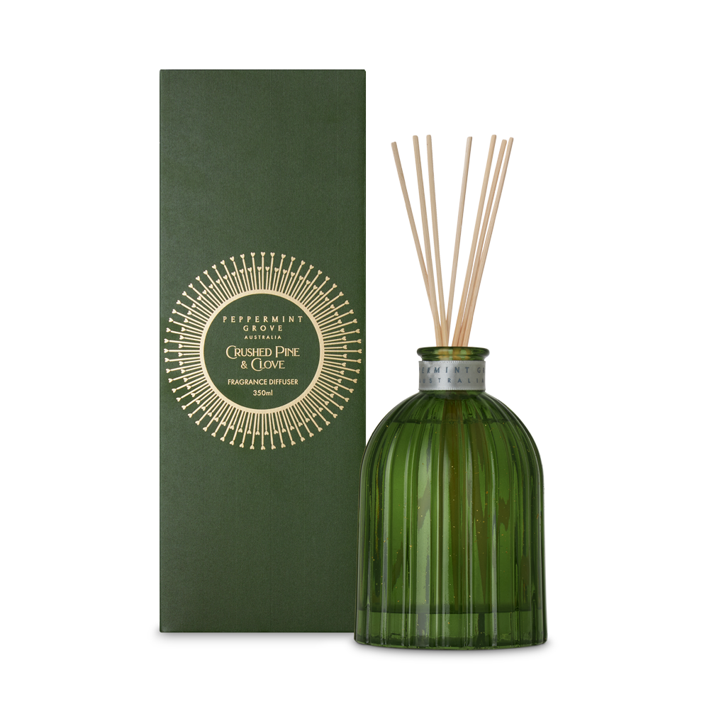 Crushed Pine & Clove Fragrance Diffuser 350ml | Peppermint Grove