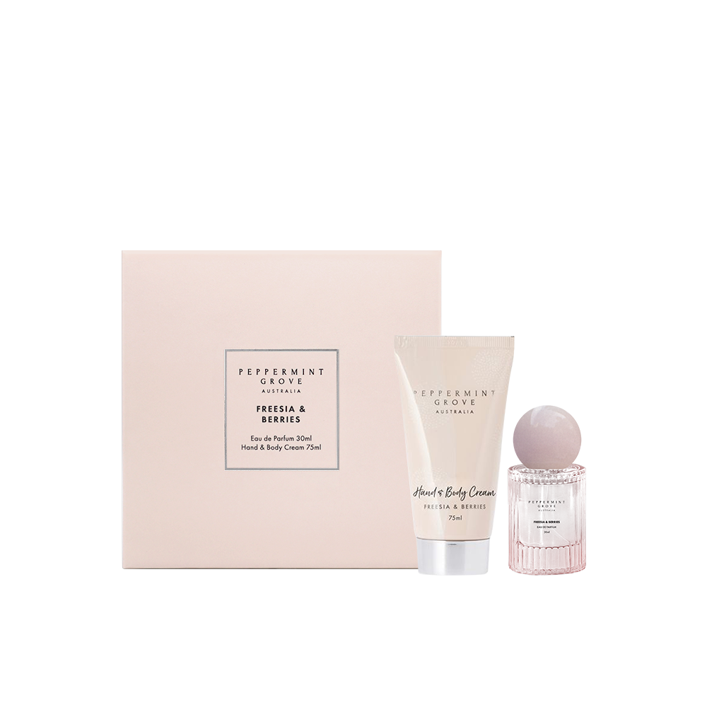 Freesia & Berries Eau de Parfum & Hand & Body Cream Gift Set ...