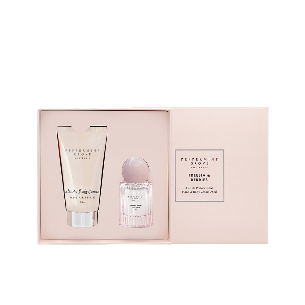 Freesia & Berries Eau de Parfum & Hand & Body Cream Gift Set ...