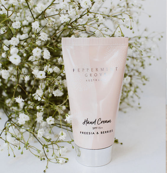 Freesia & Berries Hand & Body Cream Tube 75ml | Peppermint Grove